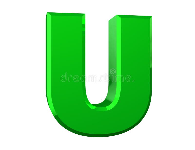 Green Letter U Stock Illustrations – 2,185 Green Letter U Stock ...