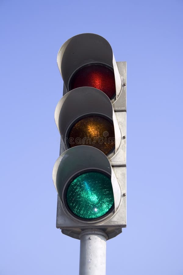 Traffic light sign stock photo. Image of green, intersection - 2918522