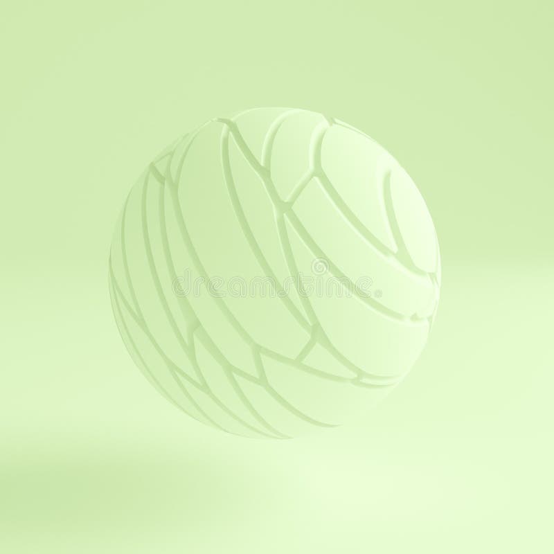 Green Light Abstract Background. 3d Illustration, 3d Rendering Stock ...