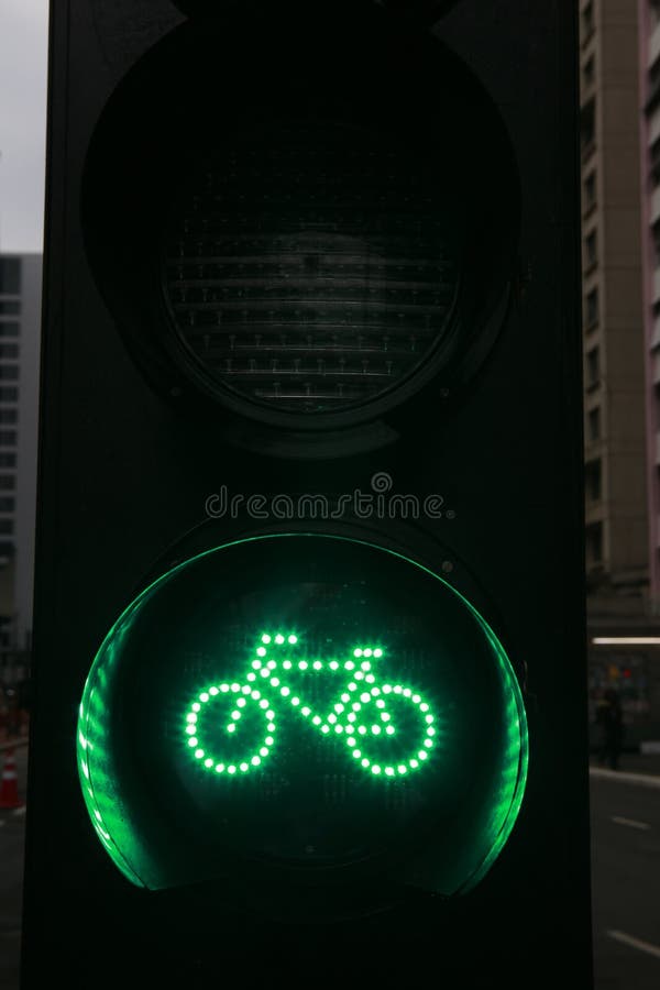 Green light for bicycle stock photo. Image of bicycle - 237938502