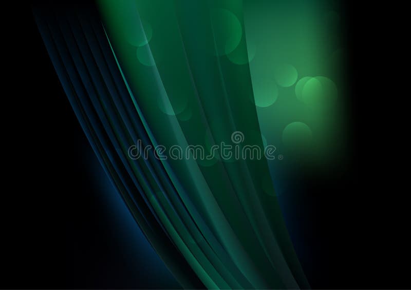 Green Light Element Background Vector Illustration Design Stock ...