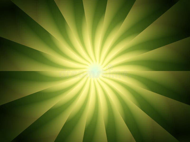 Green Light Rays Spiral Design Stock Illustration - Illustration of ...