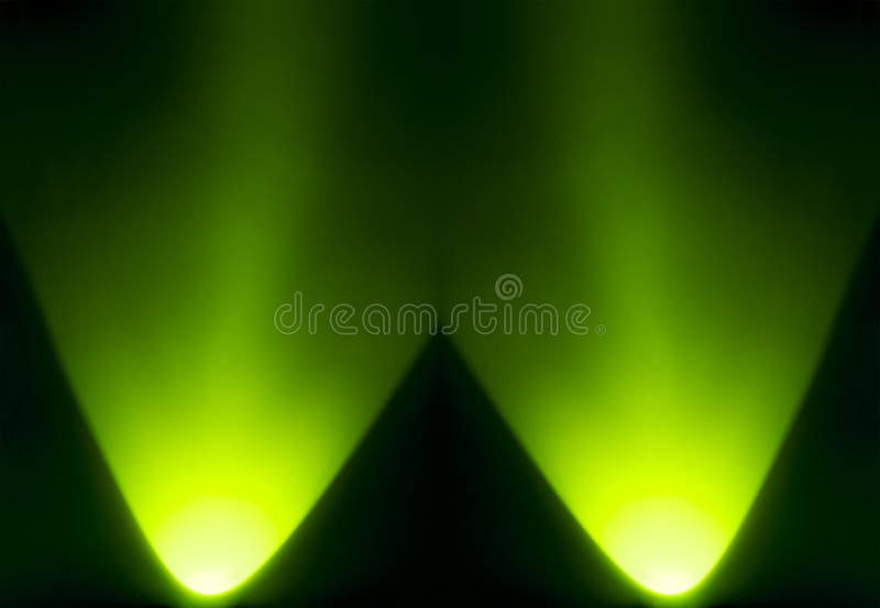 Green Light of Torch Flashlight on Dark Stock Photo - Image of ...