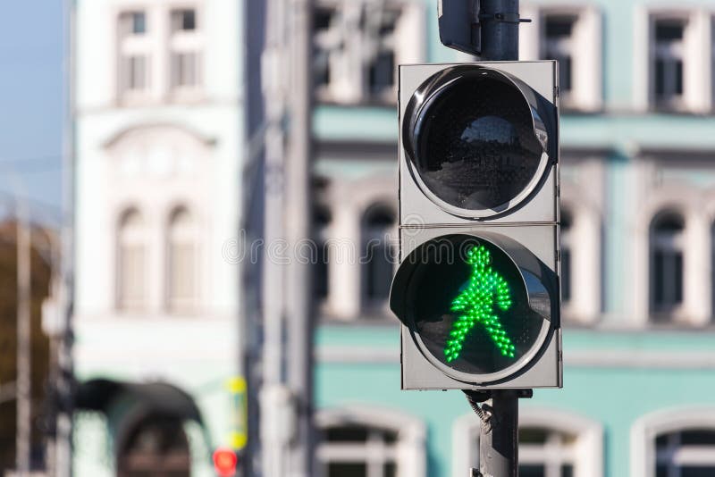 Green light stock photo. Image of caution, glowing, signaling - 232142372