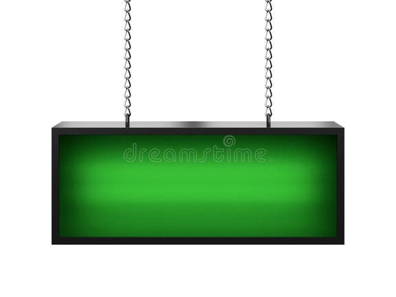 Green lightbox stock illustration. Illustration of construction - 21294264