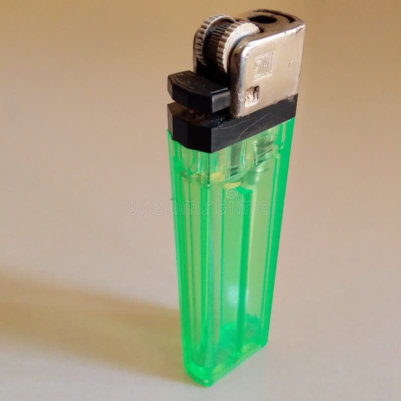 Green Lighter Gas on the Floor Editorial Stock Image - Image of burn ...