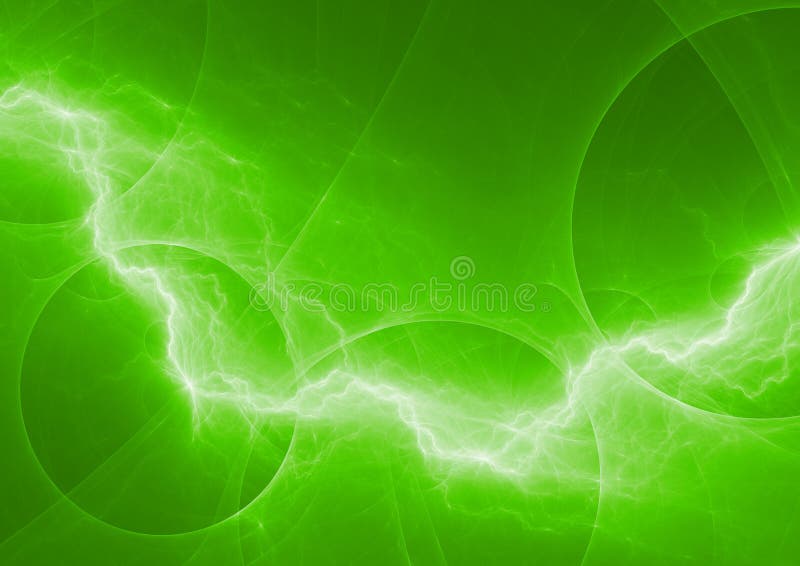Green lightning stock illustration. Illustration of background - 93409467
