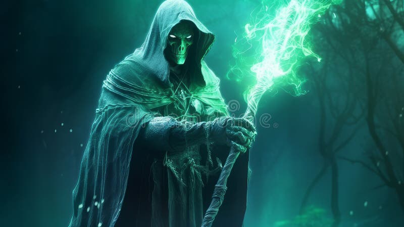 Necromancer Dark Stock Illustrations – 274 Necromancer Dark Stock ...