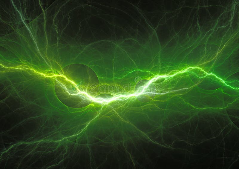 Green lightning stock illustration. Illustration of background - 93409467