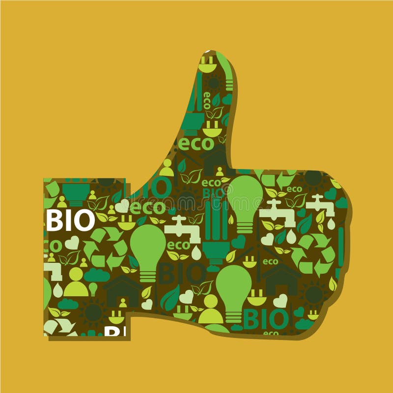 Green 3D-like Digital Numbers. Seven-segment Display is Used in ...