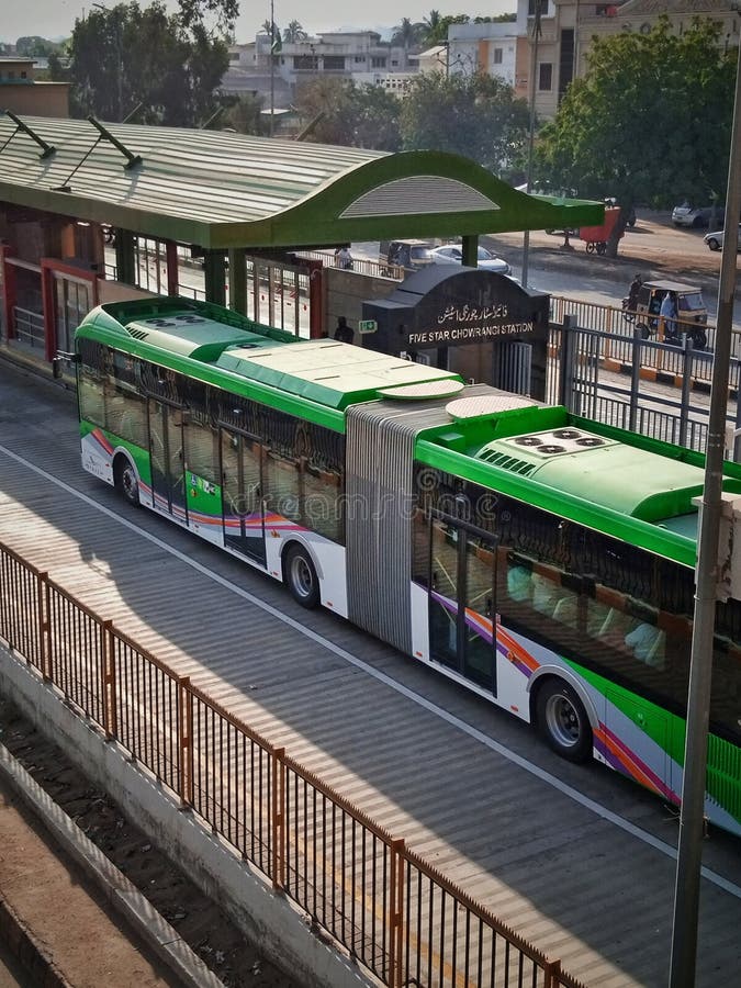 Green line bus on road editorial image. Image of transport - 240621410