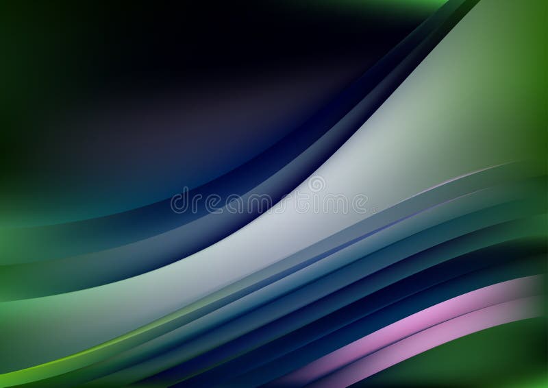 Green Line Decorative Background Vector Illustration Design Stock ...