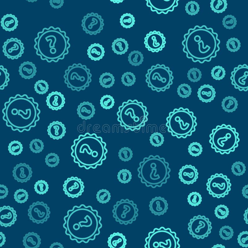 Pop Art Line Question Mark Icon Isolated on Color Background. FAQ Sign ...