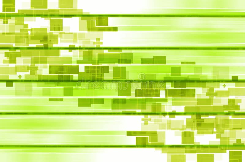 Green Lines Square Abstract Background. Stock Illustration ...