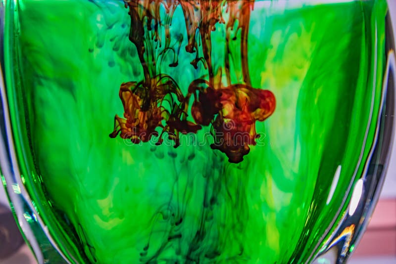 Green liquid with dye stock image. Image of clear, green - 116386851