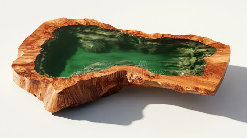 Green Liquid Inside Wooden Container Stock Image - Image of bottle ...