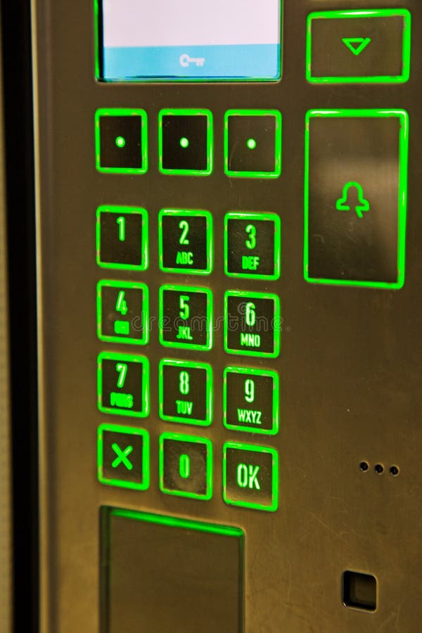 Keypad Door Entry System stock image. Image of door, system - 44713099