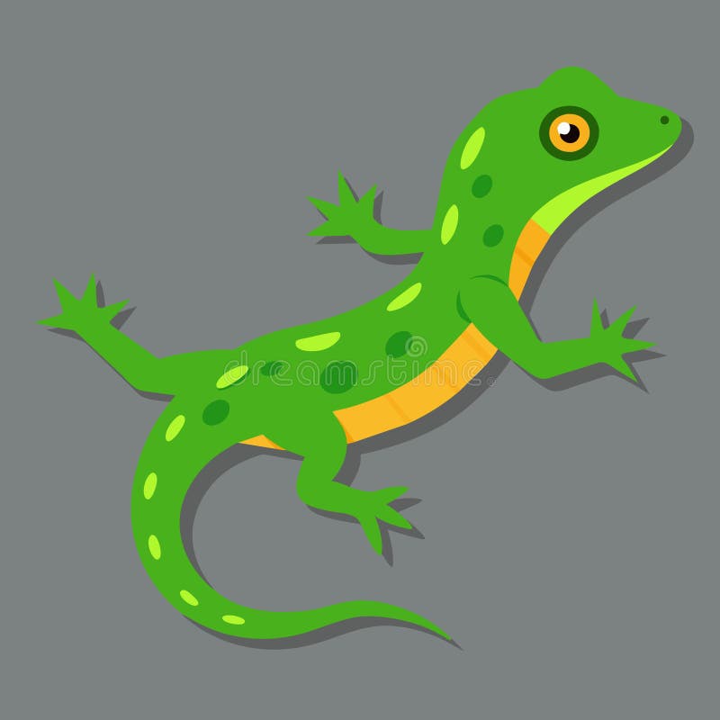 Gray Gecko Lizard Stock Illustrations – 205 Gray Gecko Lizard Stock ...