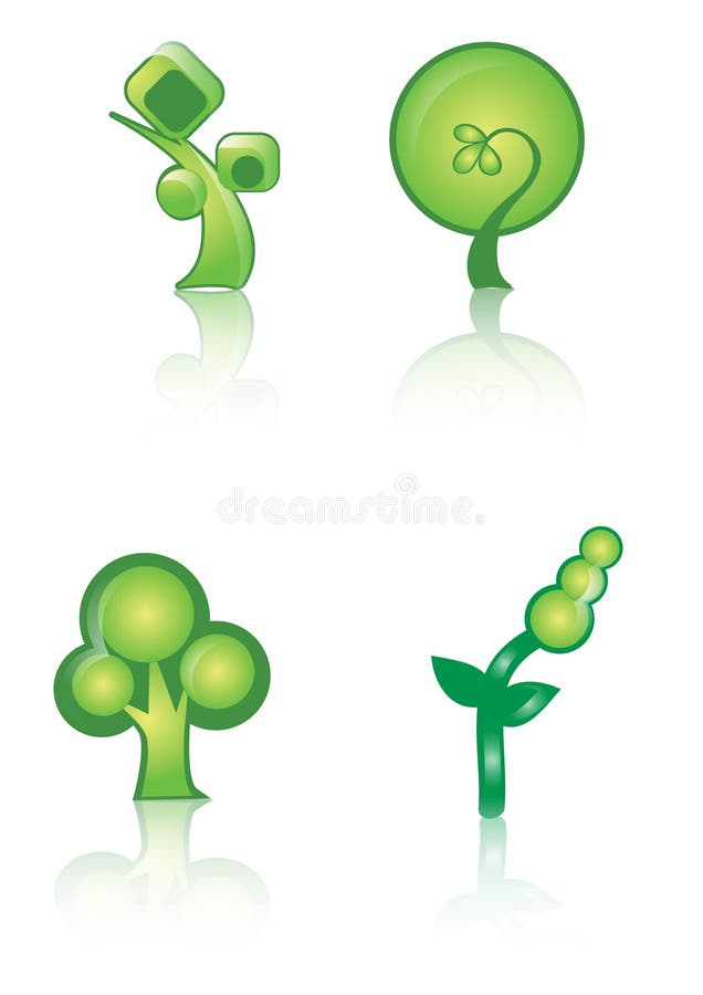 Green logo icon stock illustration. Illustration of vector - 19900674