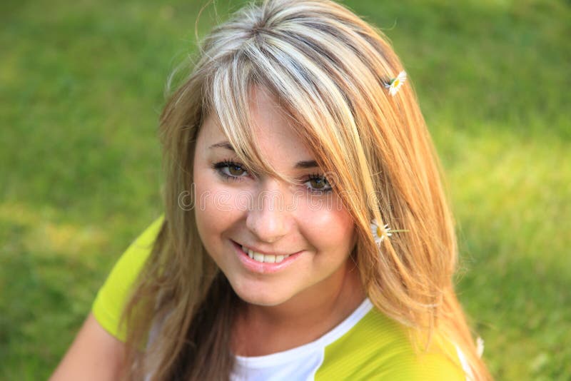 Green look stock image. Image of park, blossom, eyes - 12700263