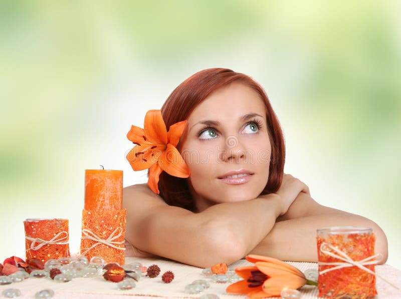 Green look stock image. Image of green, femininity, caucasian - 14611319