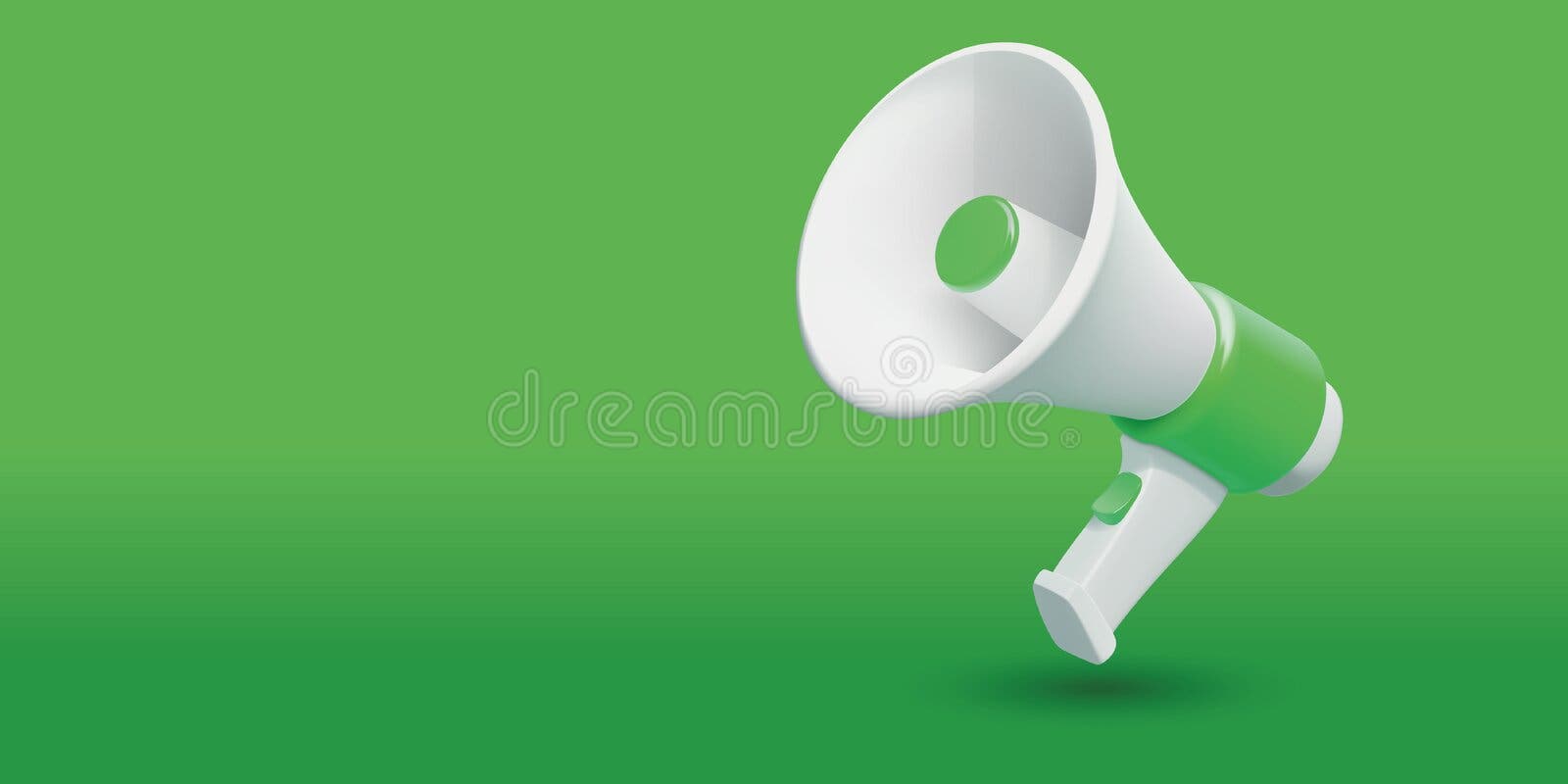 Realistic Green Megaphone Stock Illustrations – 95 Realistic Green ...