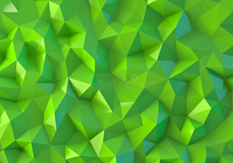 Green Low Poly Background stock illustration. Illustration of wallpaper ...