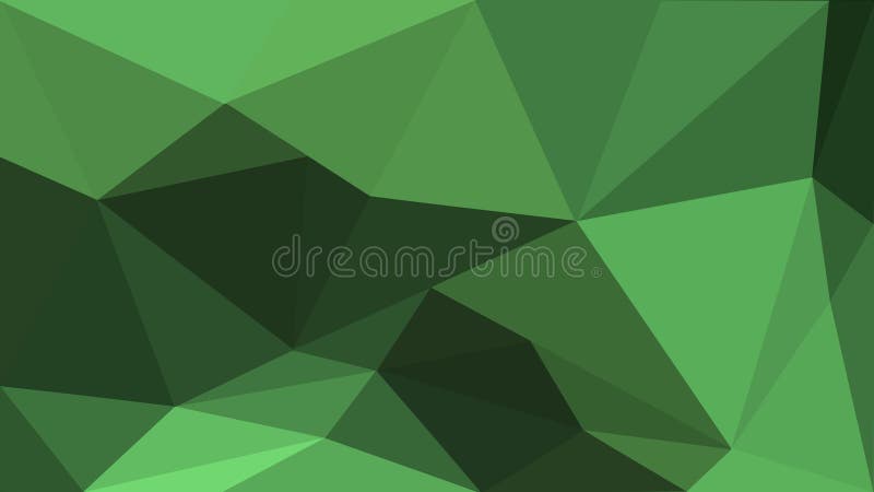Green Low Poly Modern Design. Beautiful Concept Illustration Stock ...