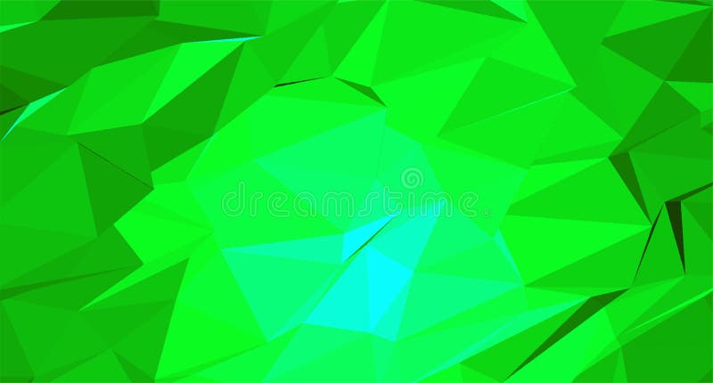 Green Low Polygon Gradient Background Stock Vector - Illustration of ...