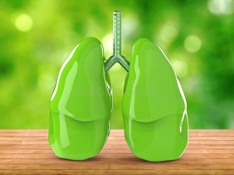 Green Lungs Icon. Simple Element Illustration Stock Vector ...