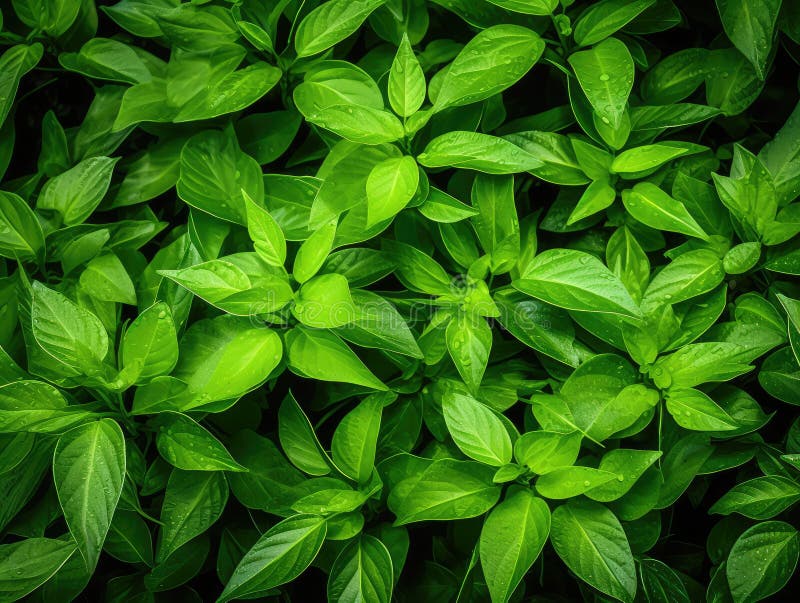 Green Lush Foliage Create Beautiful Texture Background, Natural Forest ...