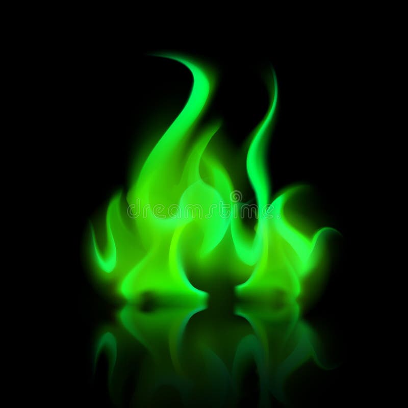 Magic fire ring stock vector. Illustration of retro, character - 38040385