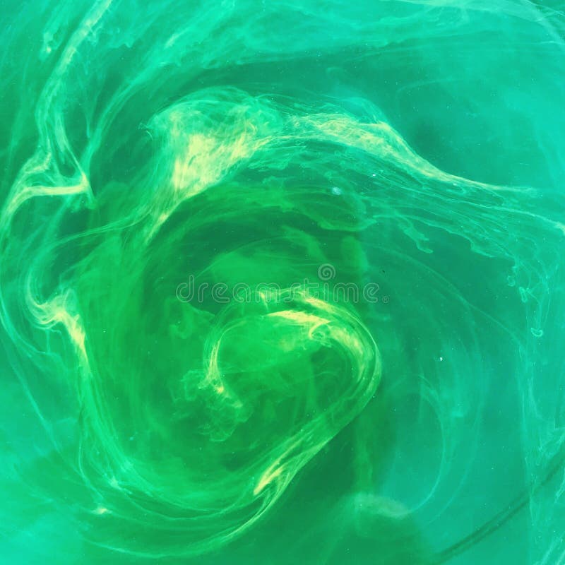 Green Magic Potion of Diffuse Colors Stock Image - Image of abstract ...