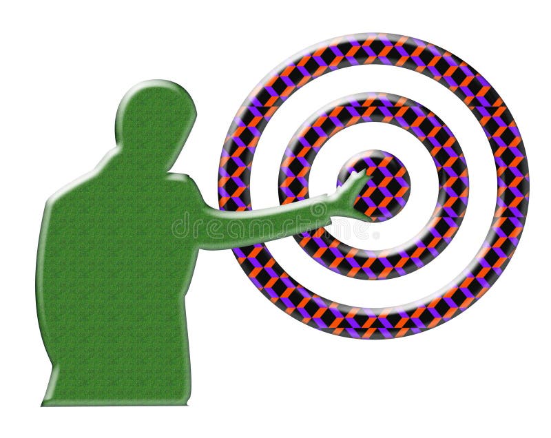 Green man stock illustration. Illustration of leisure - 6935431