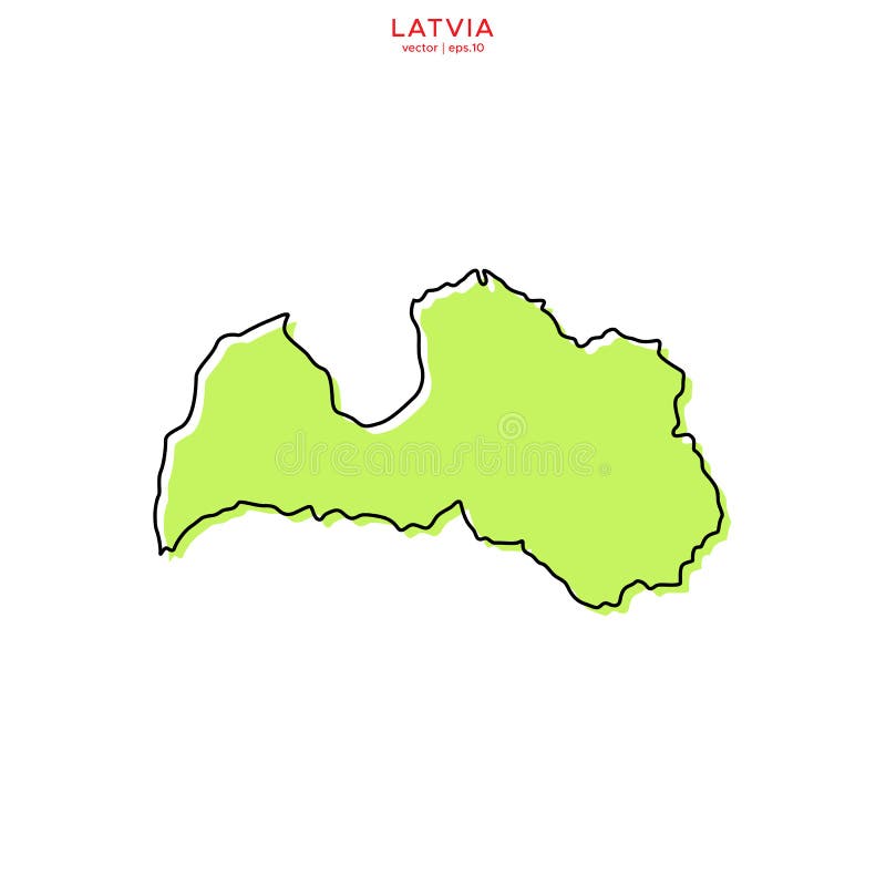 Latvia Outline Map Stock Illustrations – 1,793 Latvia Outline Map Stock ...