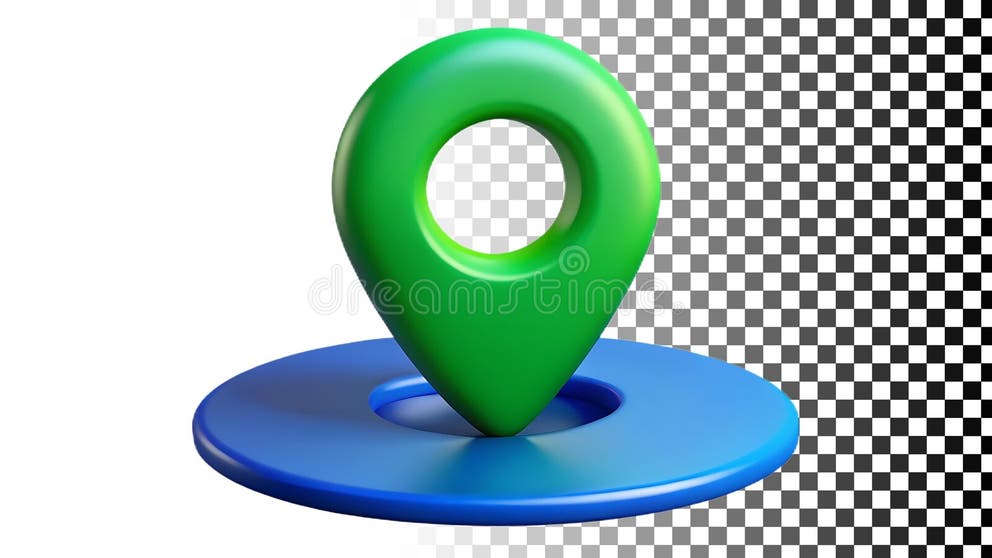 Green Map Pin, Location Marker, Map Pointer, GPS Location, Destination ...