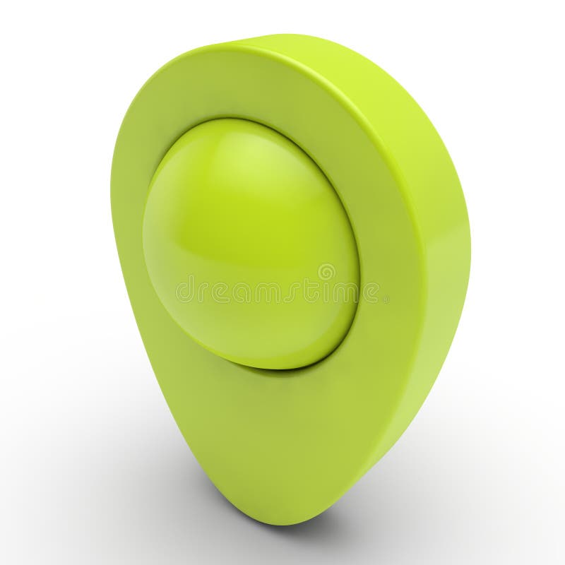 Green map pointer stock illustration. Illustration of isolated - 56635231