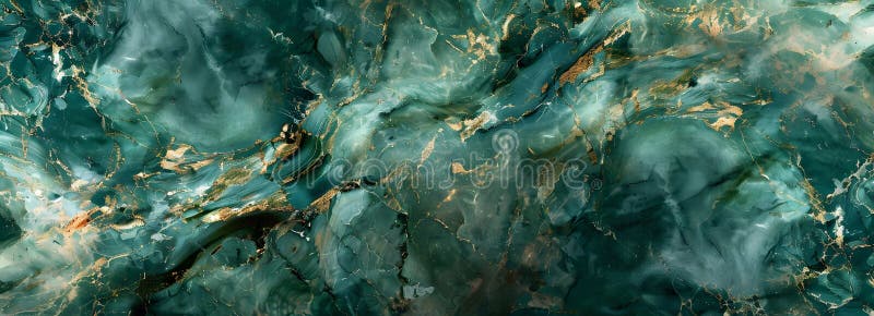 Seamless Green Marble Texture Pattern Stock Illustration - Illustration ...