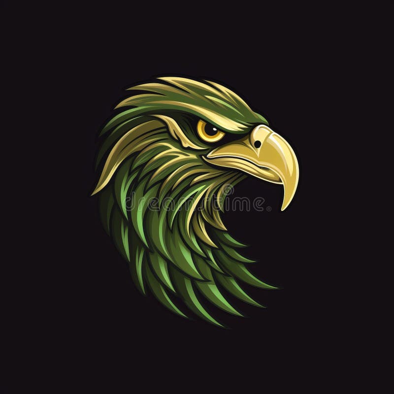Green Eagle Logo Stock Illustrations – 1,592 Green Eagle Logo Stock ...
