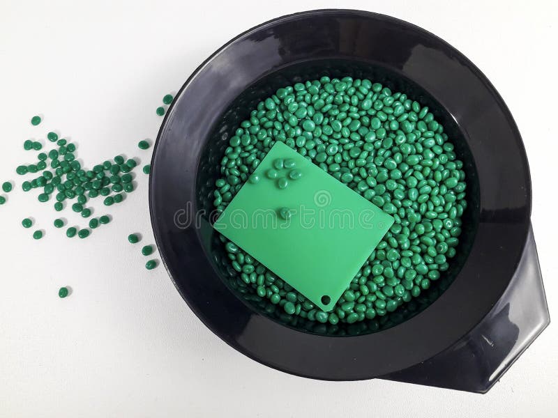 Green masterbatch granule stock photo. Image of aqua - 320713878