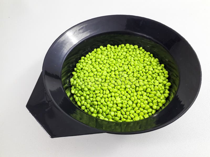 Green masterbatch granule stock image. Image of laboratory - 320713755
