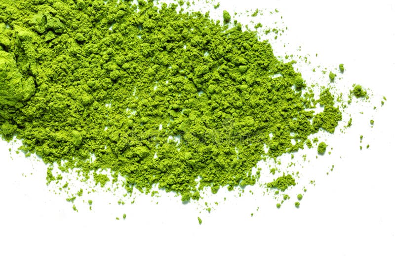Green matcha tea powder stock photo. Image of closeup - 96838314