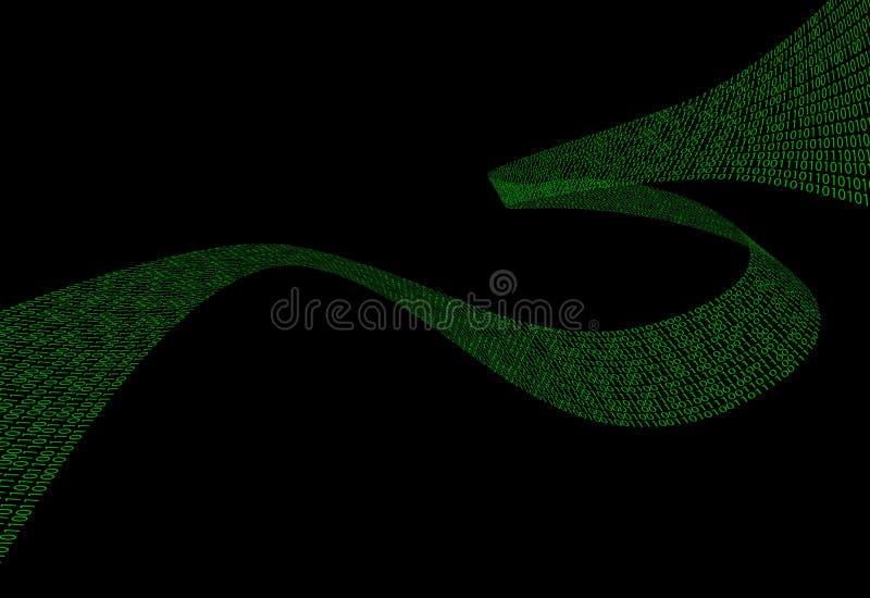 Green matrix stock illustration. Illustration of network - 2506369