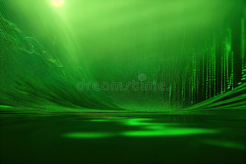 Green Matrix Background. Ai Generated. Stock Image - Image of light ... Green Matrix Background. Ai Generated. Stock Image - Image of light ...