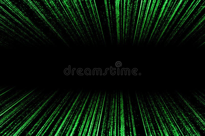Green Matrix Background Computer Generated Stock Illustration ...