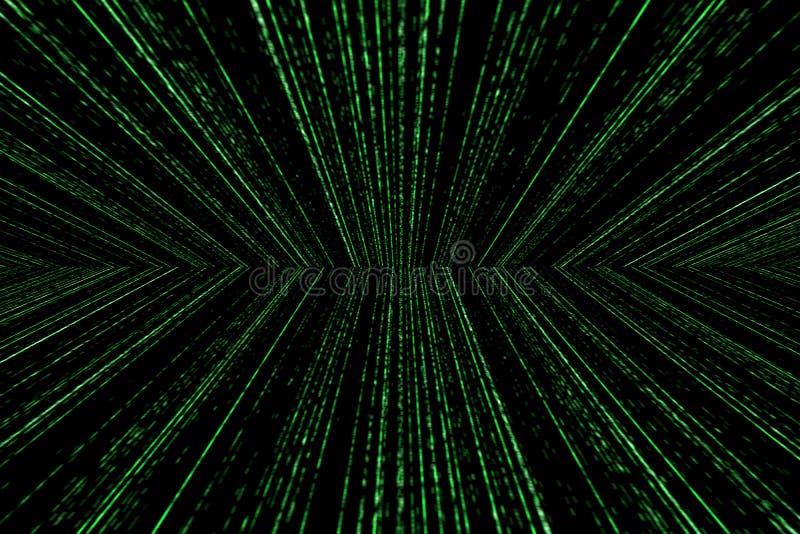 Green matrix background stock illustration. Illustration of software ...