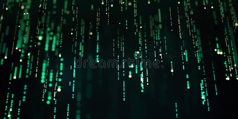 The Green Matrix Background is Dynamic and Abstract, Ideal for Digital ...