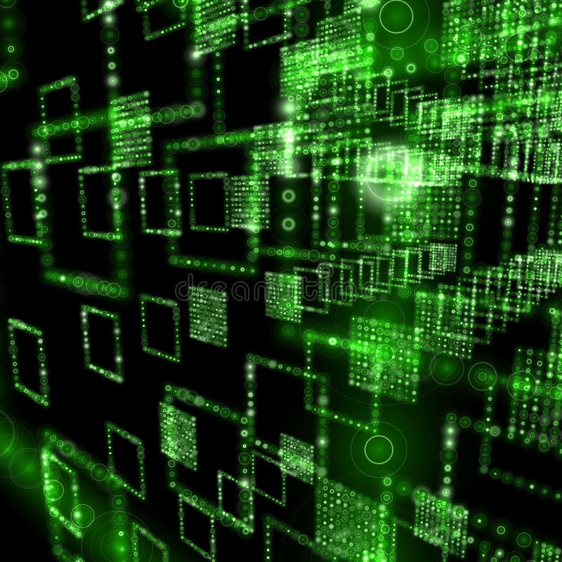 Green matrix world stock illustration. Illustration of clean - 12962842