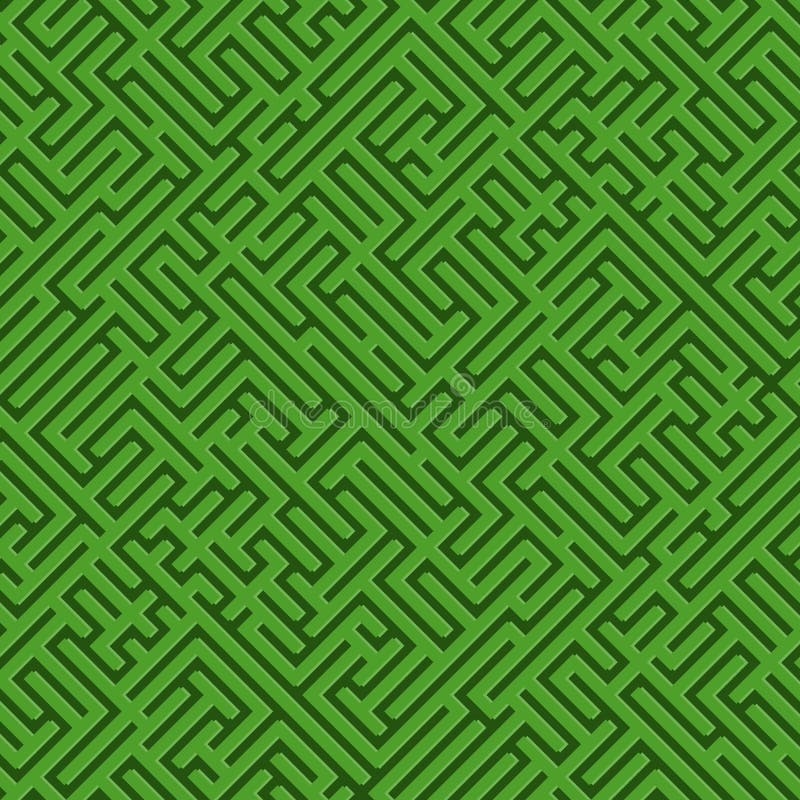 The green maze stock vector. Illustration of plan, wallpaper - 62690922