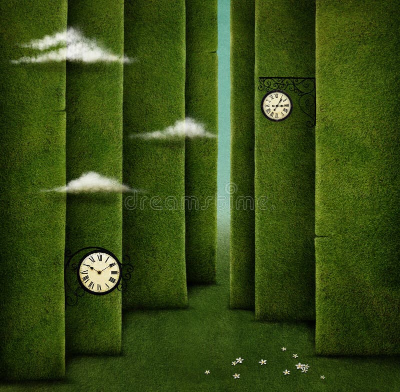 Green maze stock illustration. Illustration of plant - 77126951